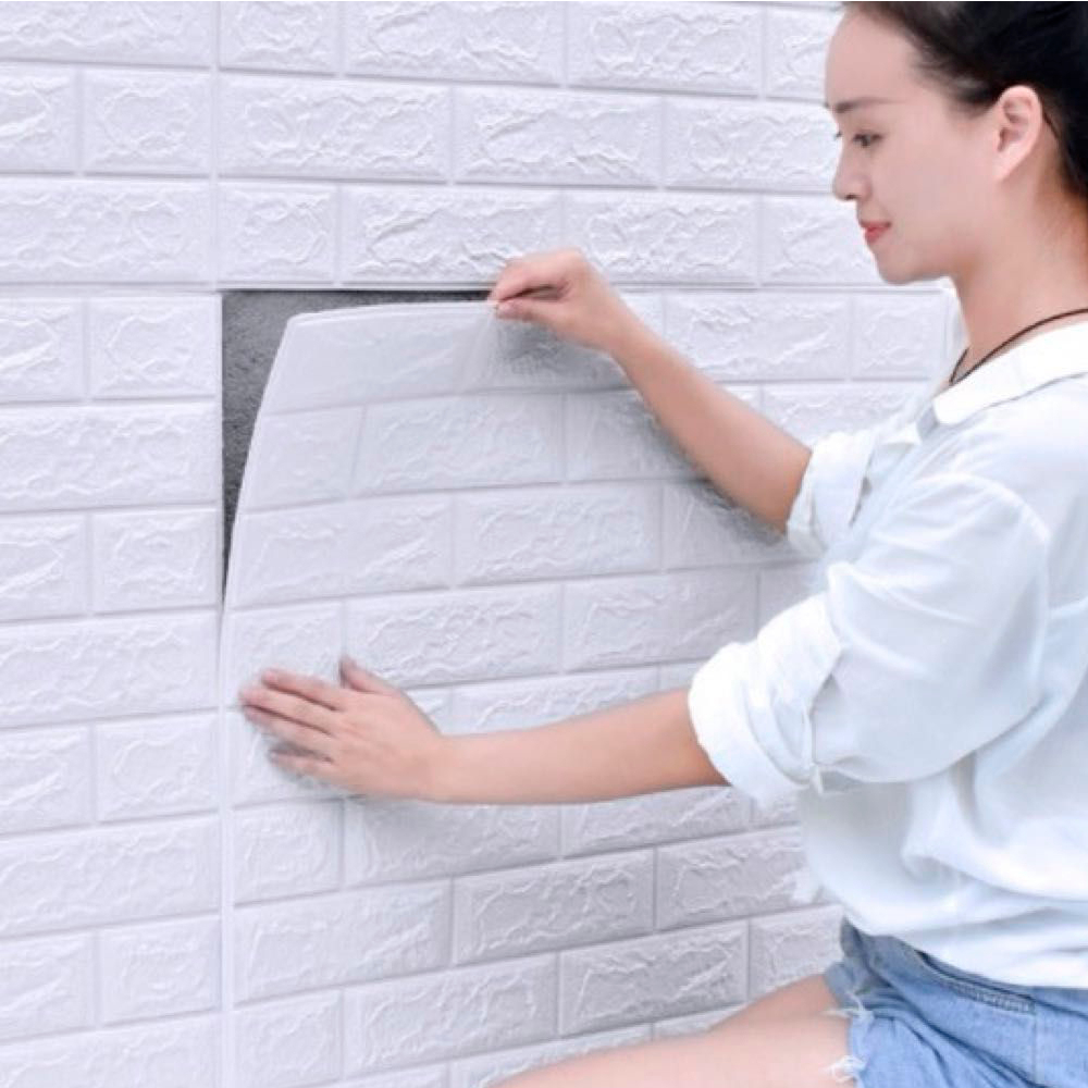 Painel 3d Alto Relevo E Autoadesivo Kit 5 Peças de Espuma Decora Sua ...