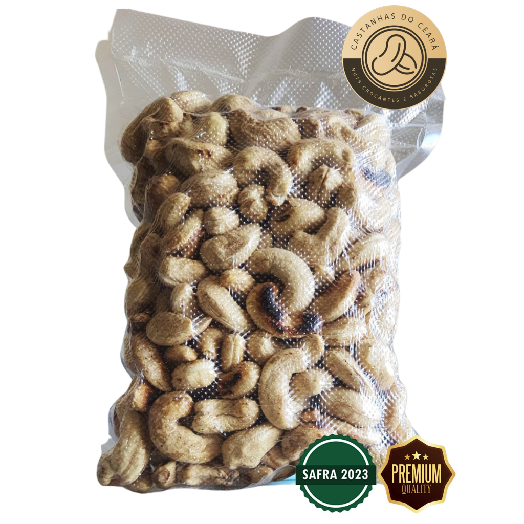 Castanha de Caju Assada (Caseira) Tostada - Queimadinha Sem Fritura e Crocante | Shopee Brasil
