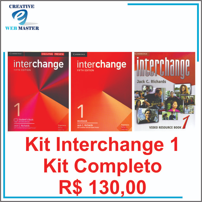 Kit Interchange 1 completo 5º Edição (Student's Book + Workbook ...