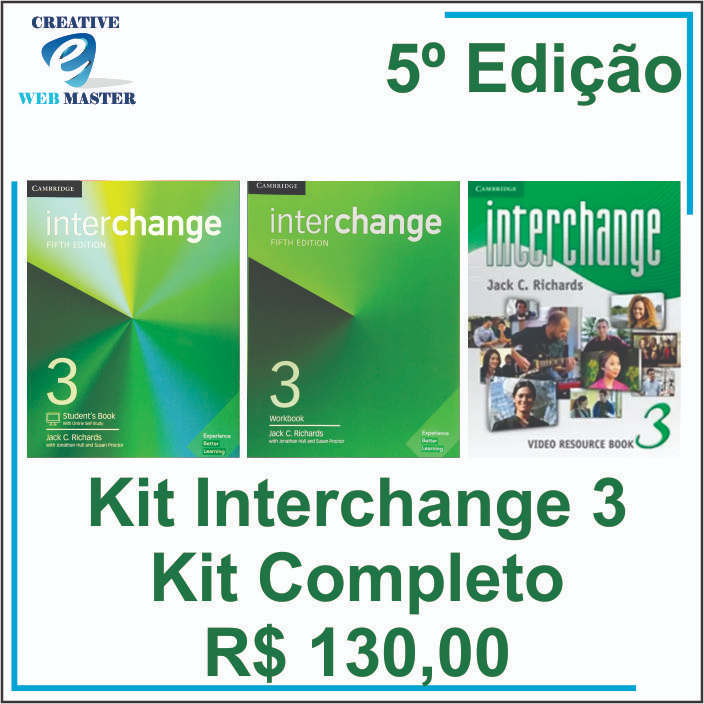Kit Interchange 3 completo 5º Edição (Student's Book + Workbook ...