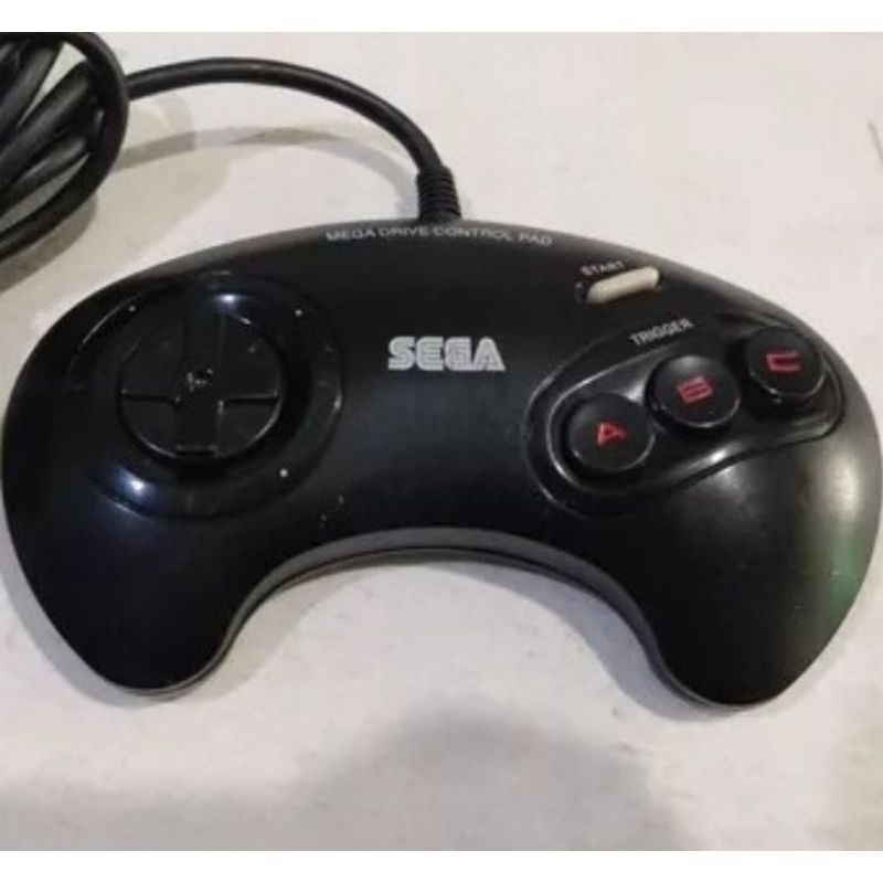 controle Mega Drive 3 botões antigo Start com problema | Shopee Brasil