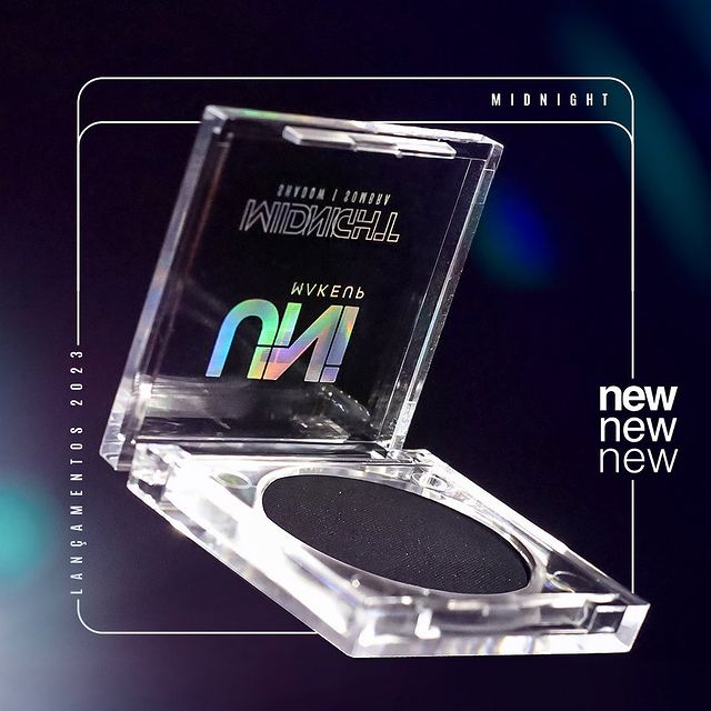 Sombra Unitária Super Preta Midnight Shadow UNI Makeup - Maquiagem ...