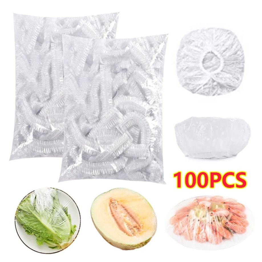 100 Pçs Envoltório Plástico Selado Para Comida / Descartável | Shopee ...