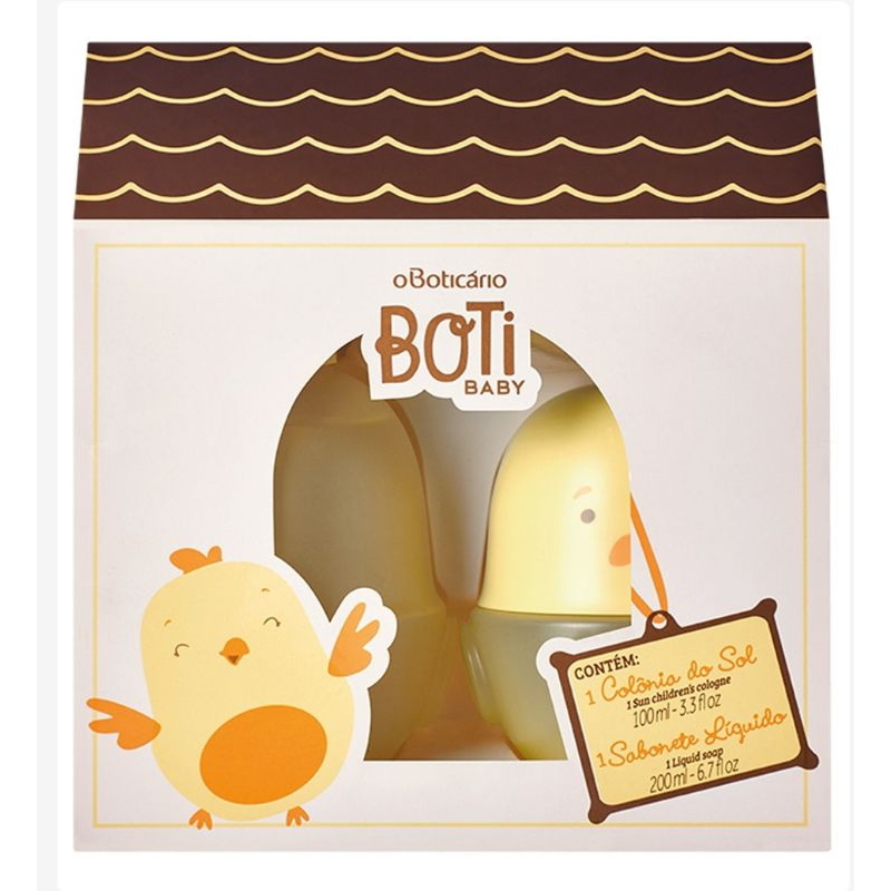 kit Presente Boti Baby Sol : Colônia 100ml + Sabonete líquido 200ml ...