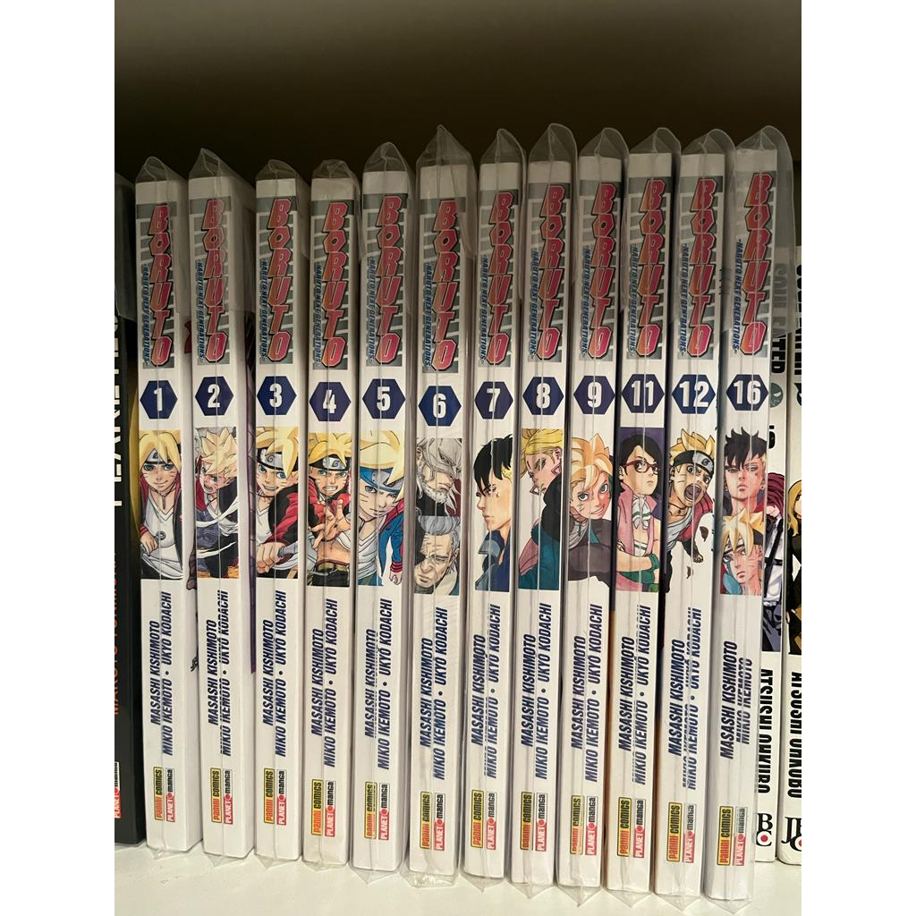Mangá Boruto (volumes 1-9, 11, 12 e 16) | Shopee Brasil