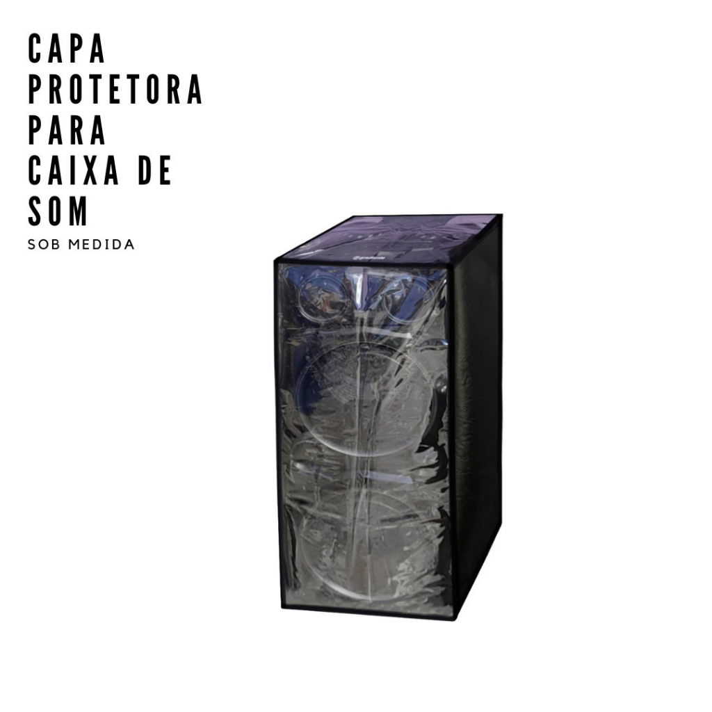 KIT 2 CAPA PROTETORA SOB MEDIDA PARA CAIXA DE SOM | Shopee Brasil