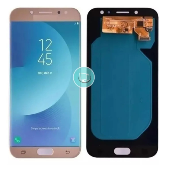 Tela Display Touch Frontal Lcd Samsung J7 Pro J730 Amoled Dourada ORIGINAL | Shopee Brasil