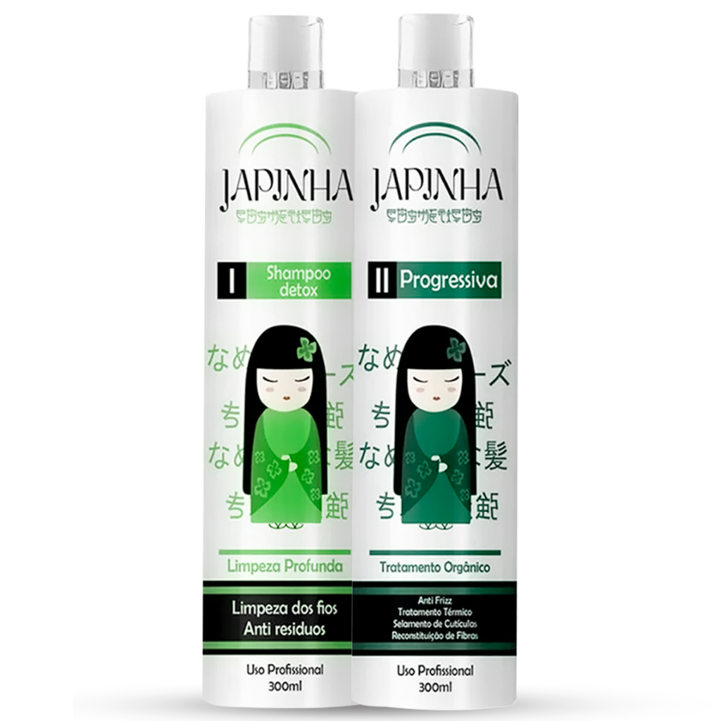 Escova Progressiva Japinha Orgânica Sem Formol 300ml - Profissional ...