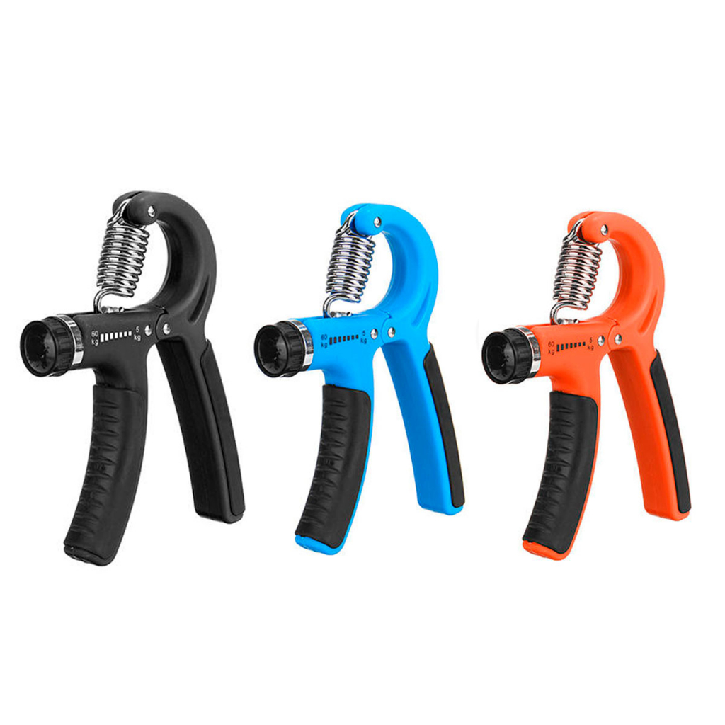 Hand Grip Flexor De Punho Com Mola Ajustável Antebraço Mãos 5 á 60kg ...