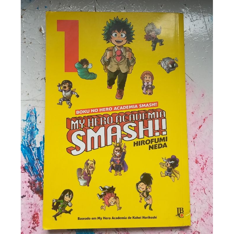 Mangá: My hero academia smash. Vol 1 (BNHA) | Shopee Brasil