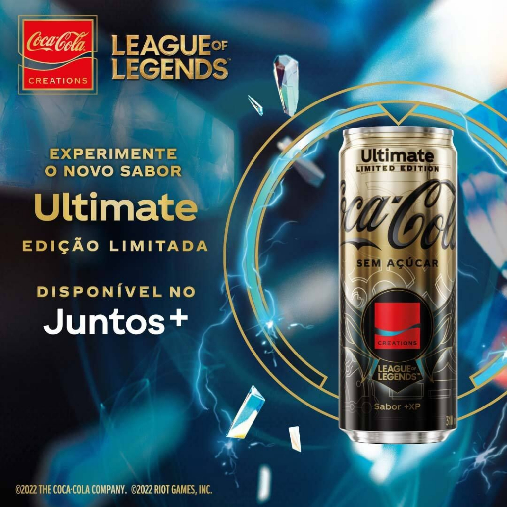 Kit 2 Coca Cola Ultimate Sabor + XP League of Legends 310ml | Shopee Brasil