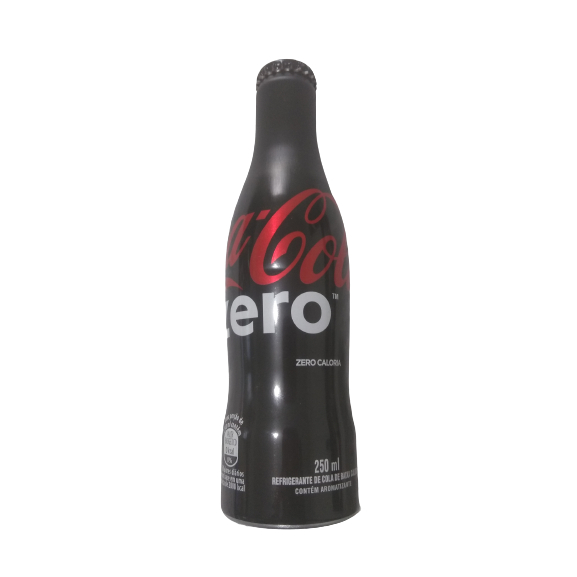 Garrafa de coca Cola Zero Colecionável Lacrada 250ml Original | Shopee ...