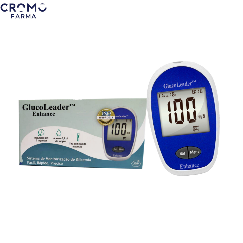 Aparelho De Glicemia Digital Glucoleader | Shopee Brasil