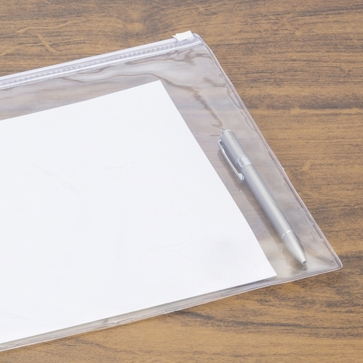 KIT de Pasta zip zap porta documentos transparente A4 | Shopee Brasil