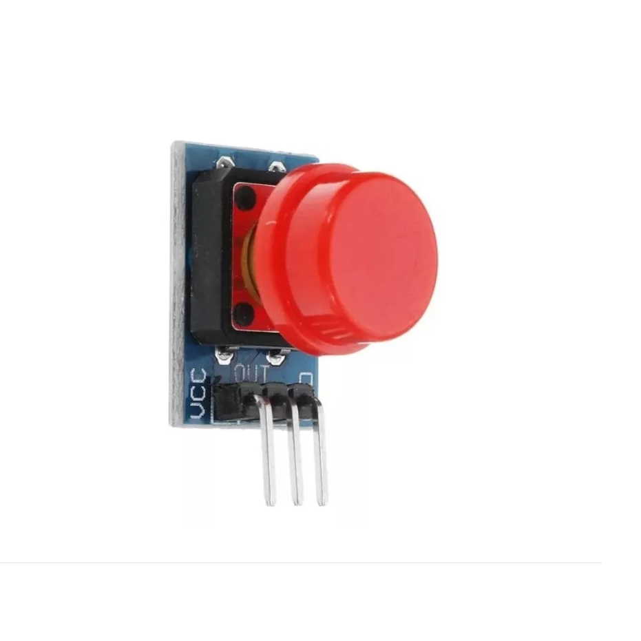 Módulo Botão Push Button 12mm Com Capa 3 Pinos Para Arduino | Shopee Brasil