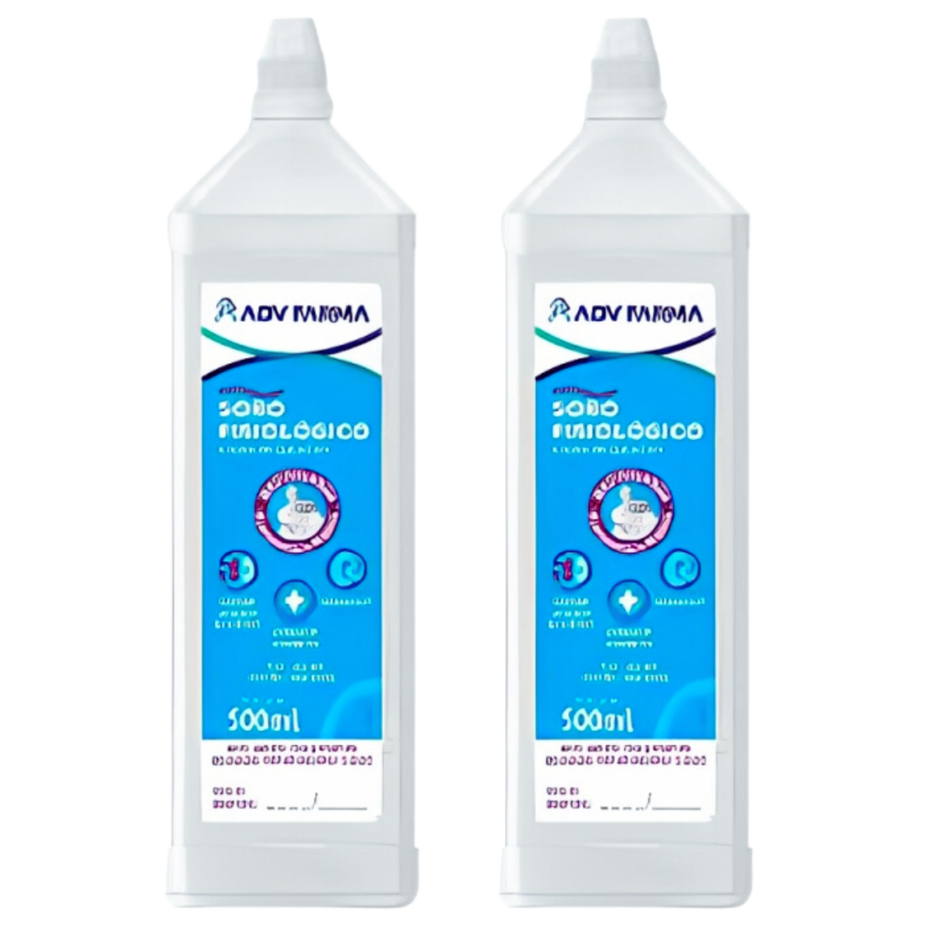 Kit C/2 Soro Fisiol Adv 500ml | Shopee Brasil