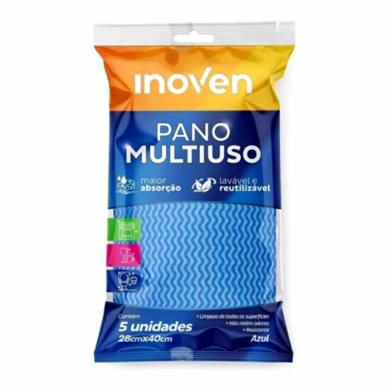 Pano de Limpeza Multiuso Pacote com 5 unidades | Shopee Brasil