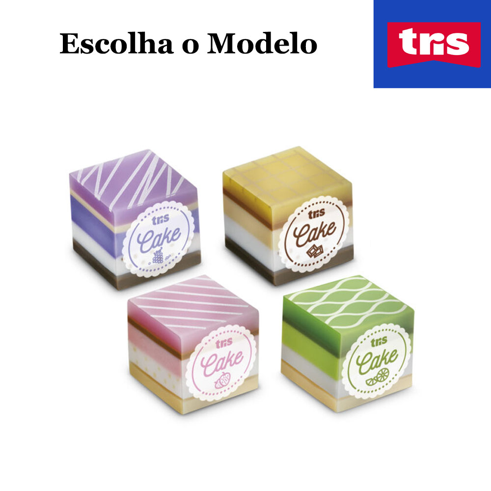 Borracha Cake Holic Fofurices - Tris - ESCOLHA O MODELO | Shopee Brasil