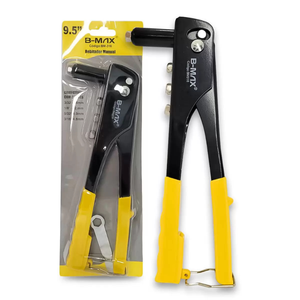 Rebitadeira Profissional Alicate Rebitador Manual Compatível com 4 ...