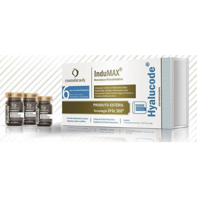 Indumax Hyalucode 6 Tipos De Ácido Hialurônico Cosmobeauty | Shopee Brasil