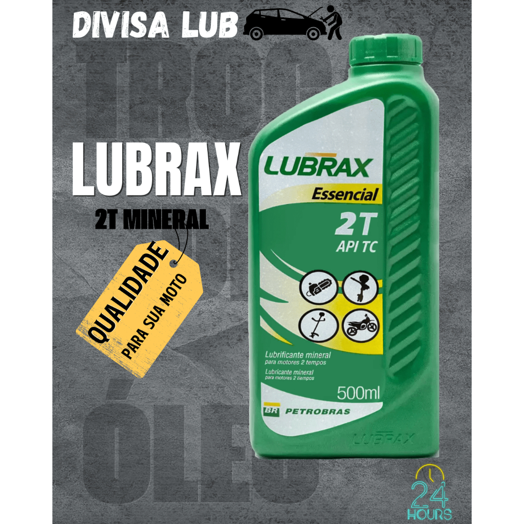 LUBRAX 2 TEMPOS API TC - 500ML (VERDE) | Shopee Brasil
