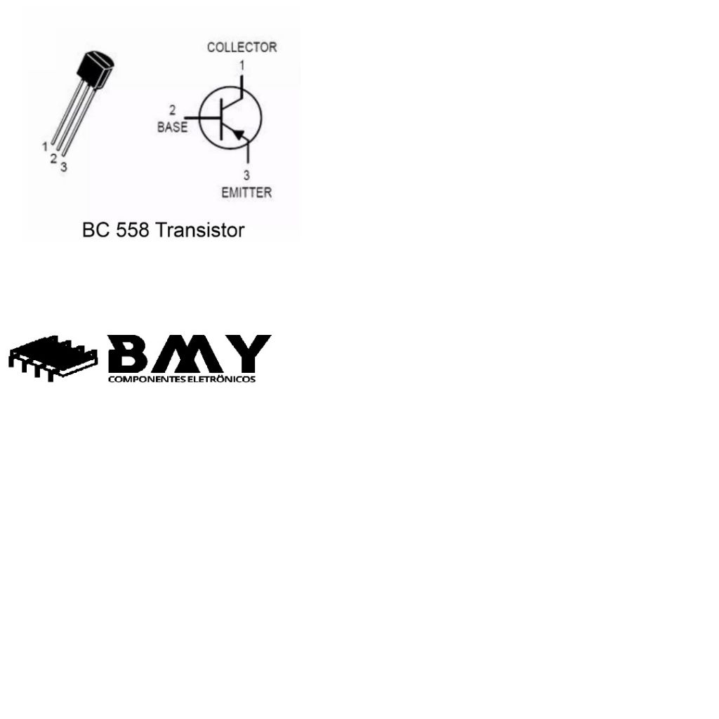 Bc558 Transistor Pnp 10 Unidades P/ PCB Projetos Prototipo Circuito Eletronico Esp8266 Arduino ...