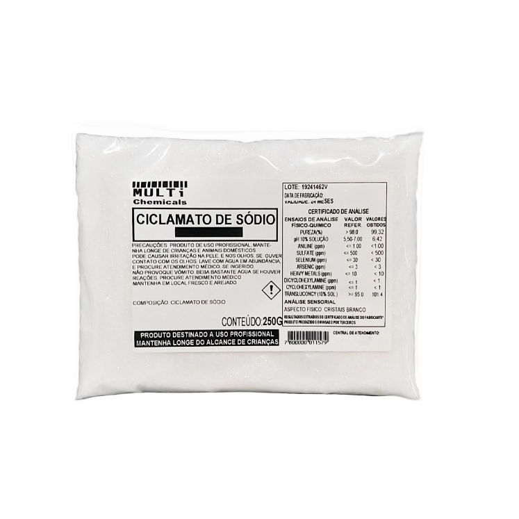 Ciclamato de sódio - 250G | Shopee Brasil