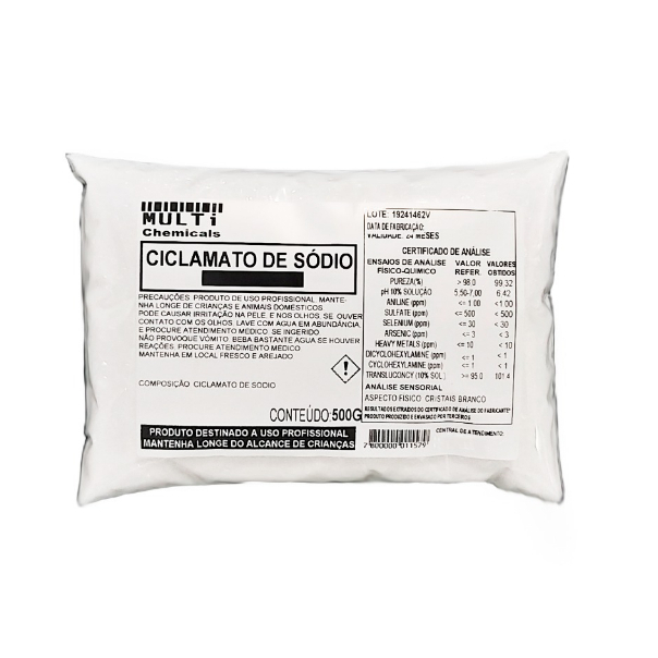 Ciclamato de sódio - 500G | Shopee Brasil