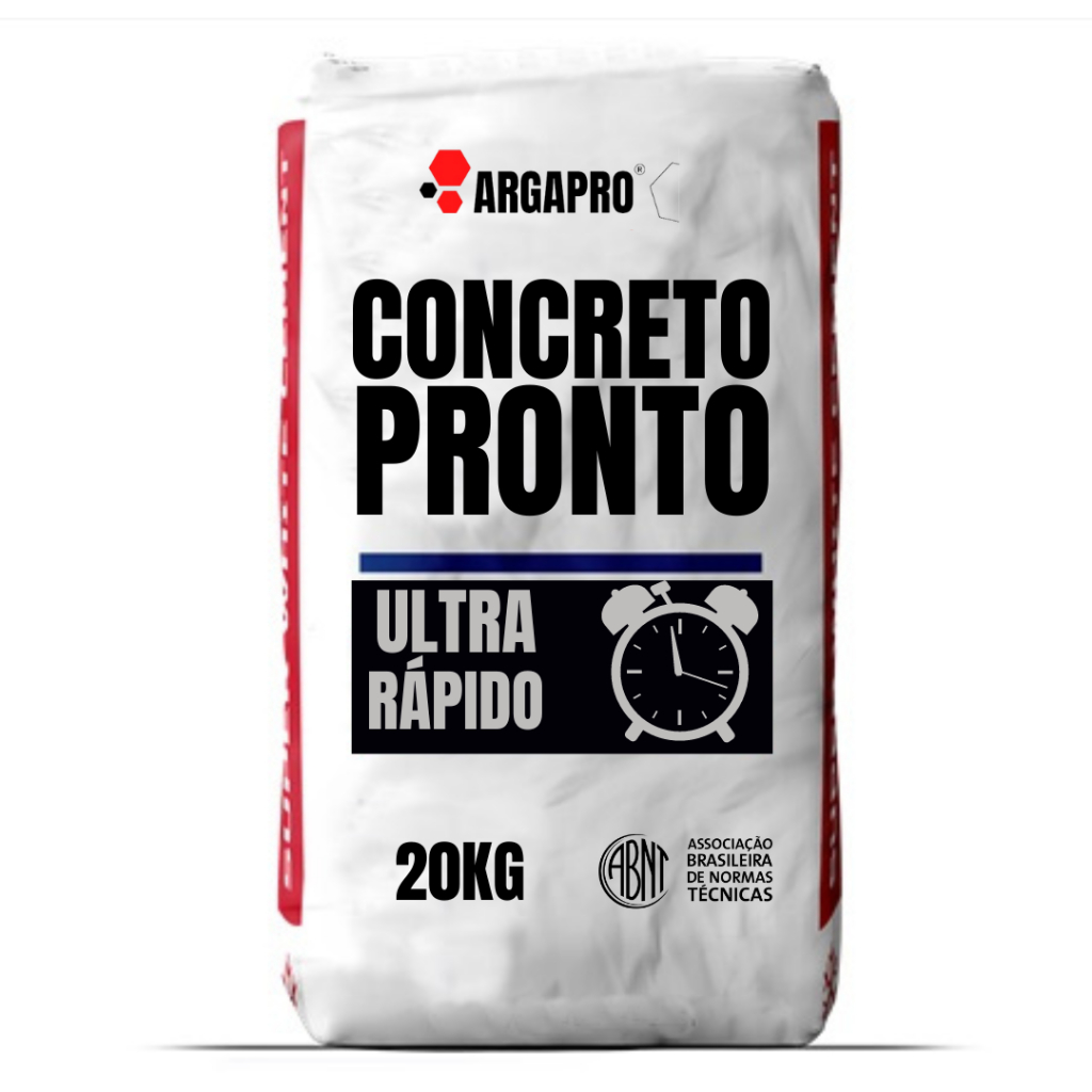 Cimento/Concreto pronto forte de secagem ultra rápida 20kg | Shopee Brasil