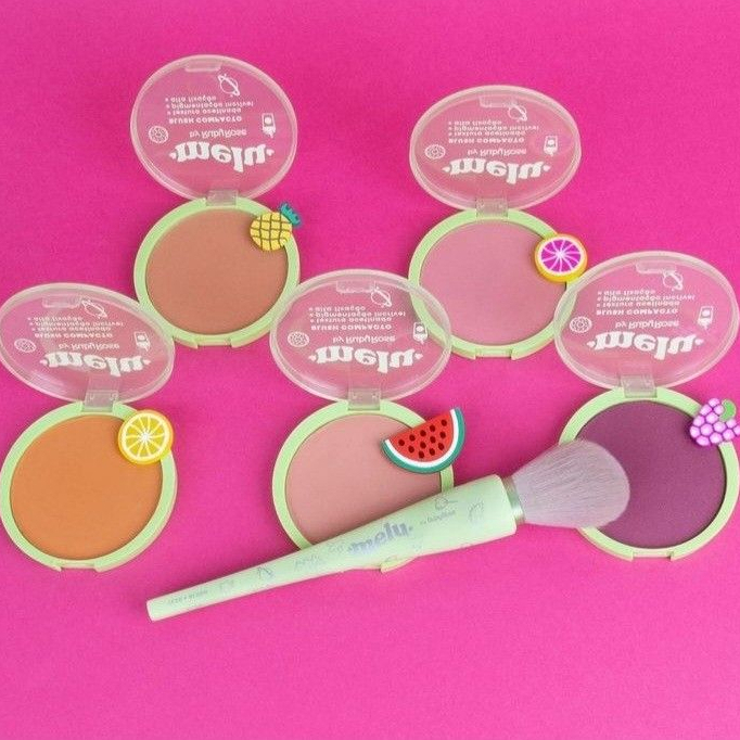 Blush Compacto Melu - Ruby Rose | Shopee Brasil