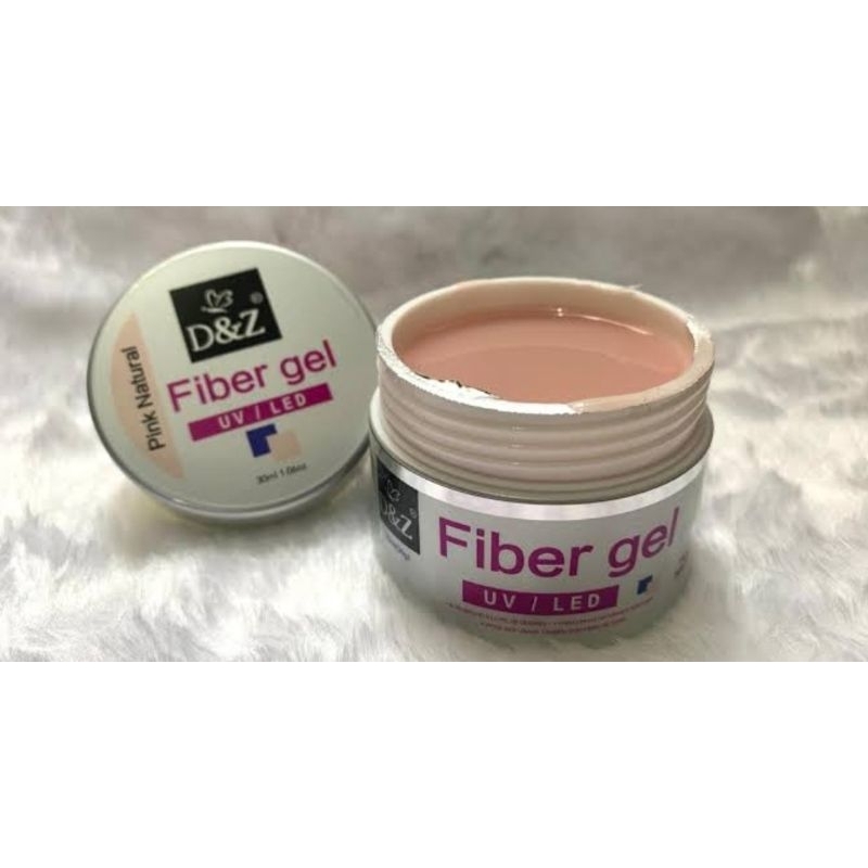 Gel DeZ fiber Pink Natural | Shopee Brasil