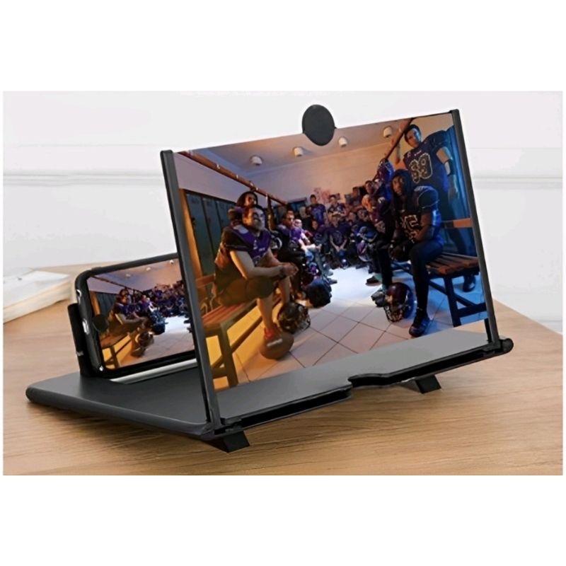 Lupa de tela de 12 polegadas, ampliador de celular HD 3D ampliador ...