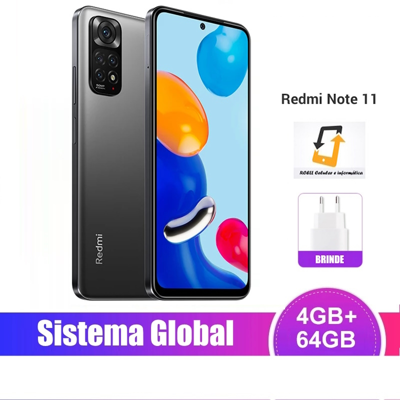 Xiaomi Redmi Note 11 4G Dual Sim 64GB / 4GB RAM Sistema Global Original ...