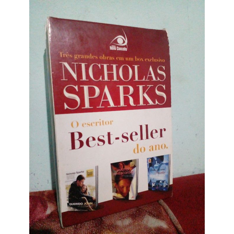 Box Nicholas Sparks Sparks 3 livros | Shopee Brasil