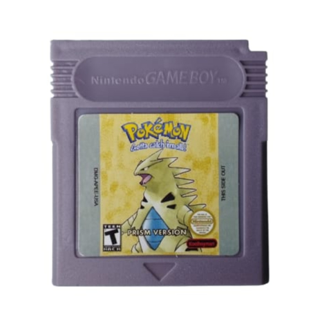 Cartucho Pokémon Prism Fita Nova Salvando + Capinha Jogo para Game Boy ...