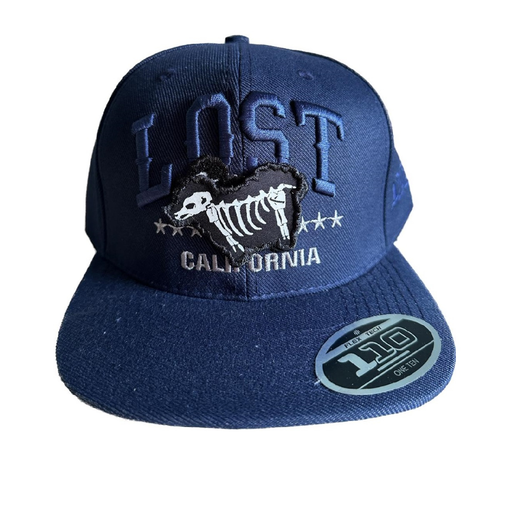 Boné Lost Califórnia Aba Reta Fitão | Shopee Brasil