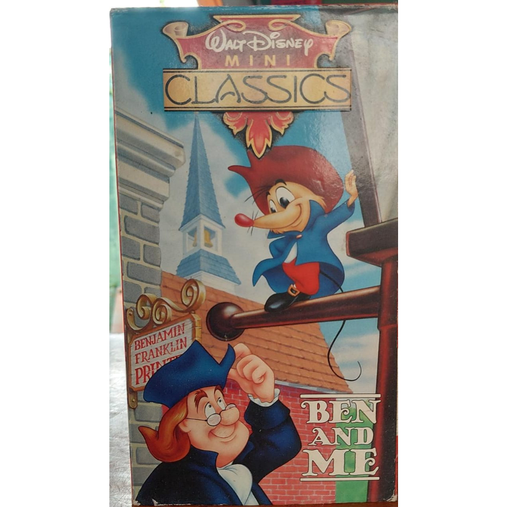 Fita VHS Ben and Me - Mini Classics Walt Disney | Shopee Brasil
