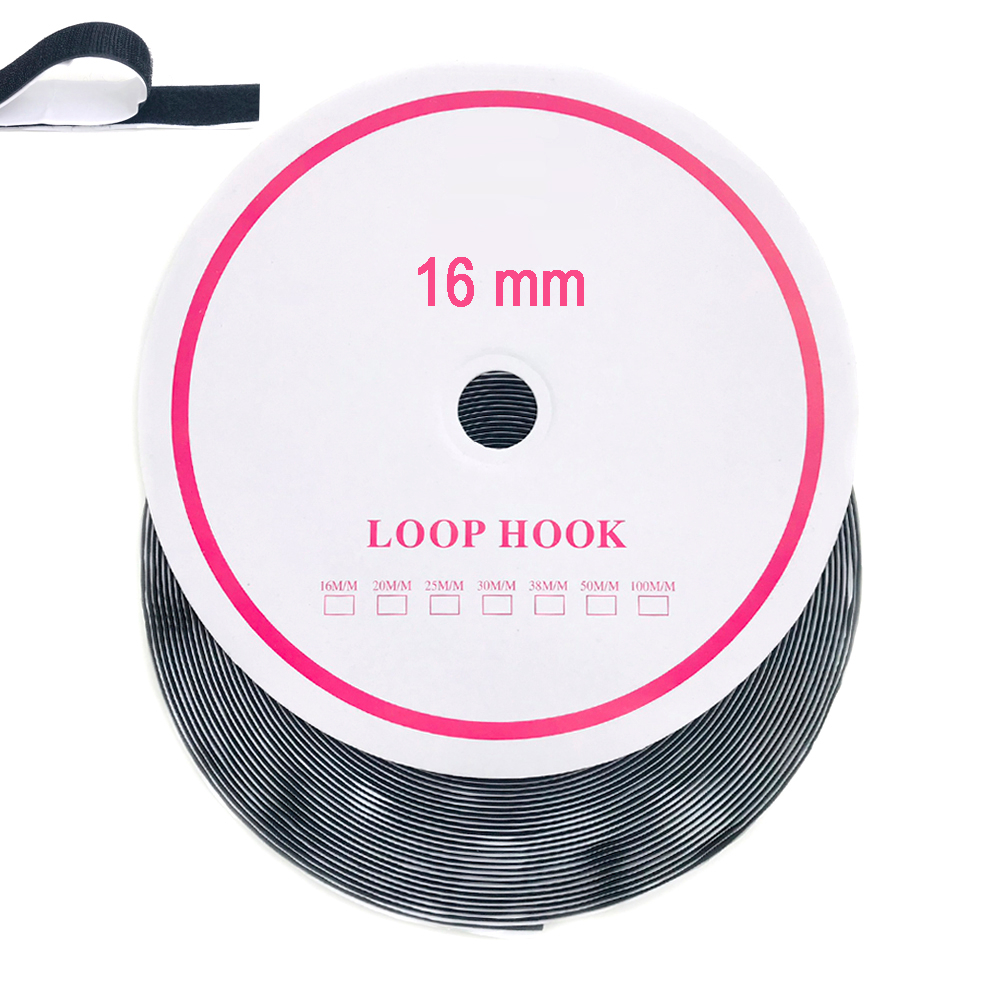Velcro Adesivo 16mm Hook Loop Rolo com 25 mts Macho e Fêmea (PAR ...