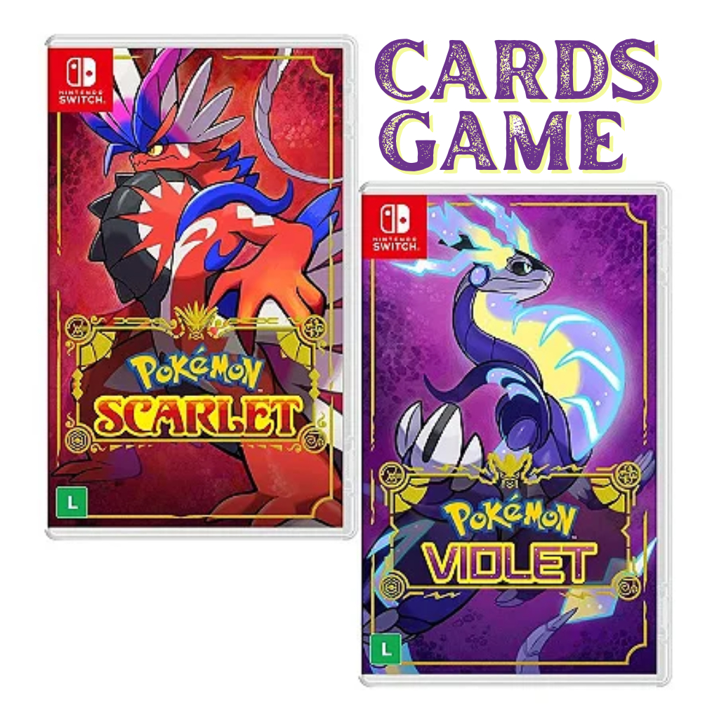 Kit 400 Cards Pokemon Scarlet Violet - 100 Pacotes c/ 4 cards cada ...