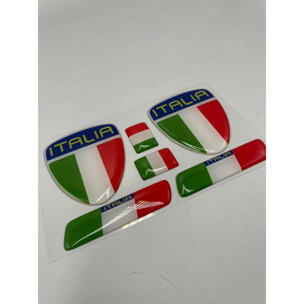 Kit Adesivo Emblema Resinado Coluna Porta Fiat Italia | Shopee Brasil