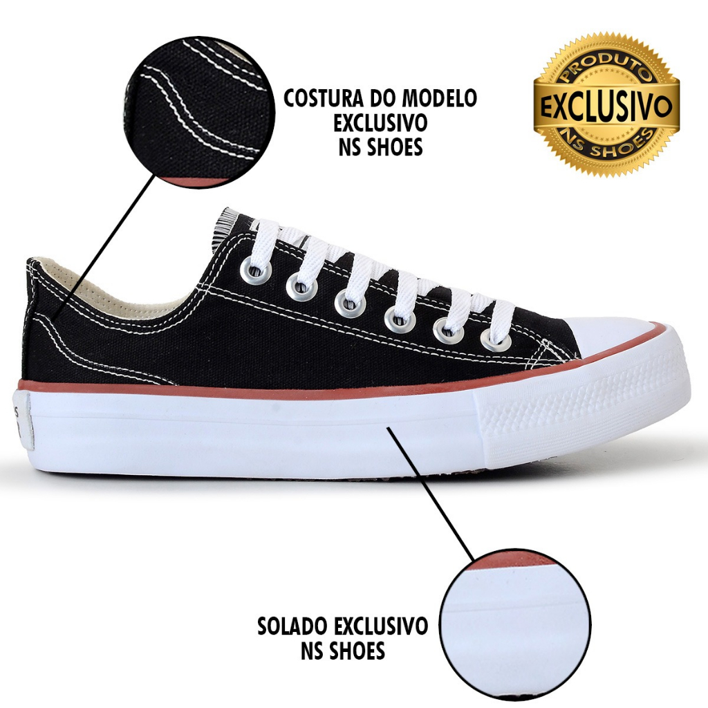 Tenis Star Ns Shoes masculino e feminino Tradicional uso dia a dia ...