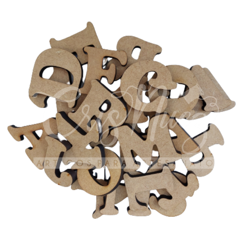 kit 52 letras a escolher NO ATO DA COMPRA mdf 6mm letras alfabeto 4cm ...