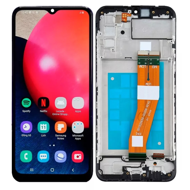 Tela Frontal Display Lcd Samsung Galaxy A02s A025m A025f Com Aro | Shopee Brasil