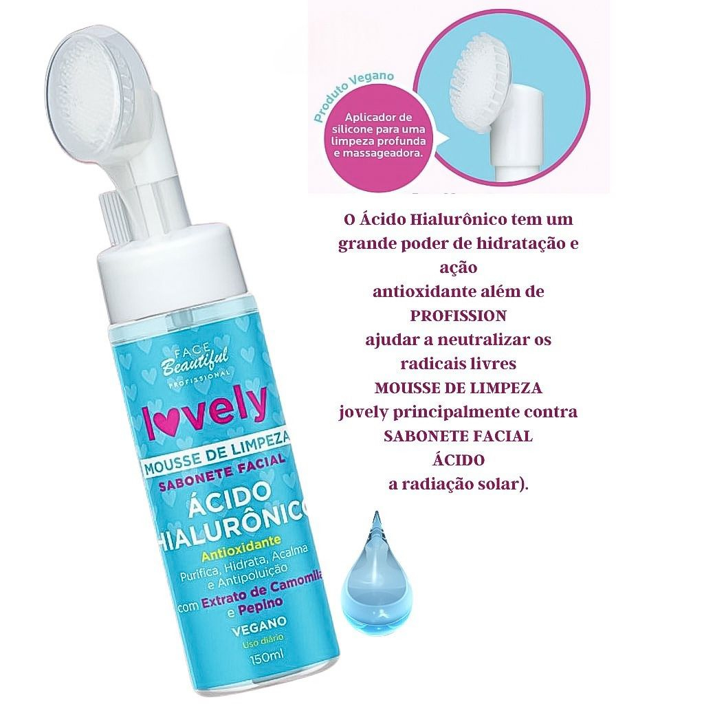 Espuma De Limpeza Facial Skin Care Mousse Micelar Cuidados Faciais ...