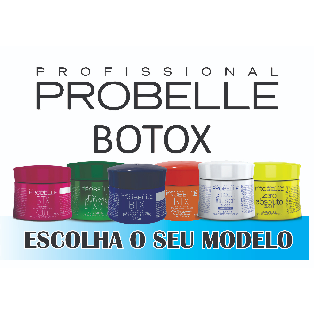 Botox Capilar Probelle 150g - (Escolha a sua) | Shopee Brasil