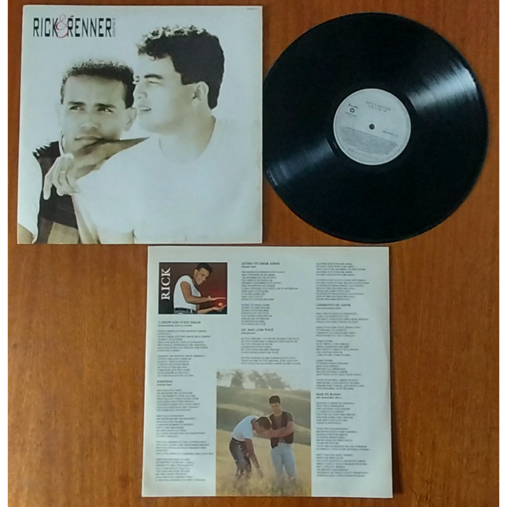 LP - RICK & RENNER - VOLUME 3 - 1995 - COM ENCARTE - GRAVADORA ...