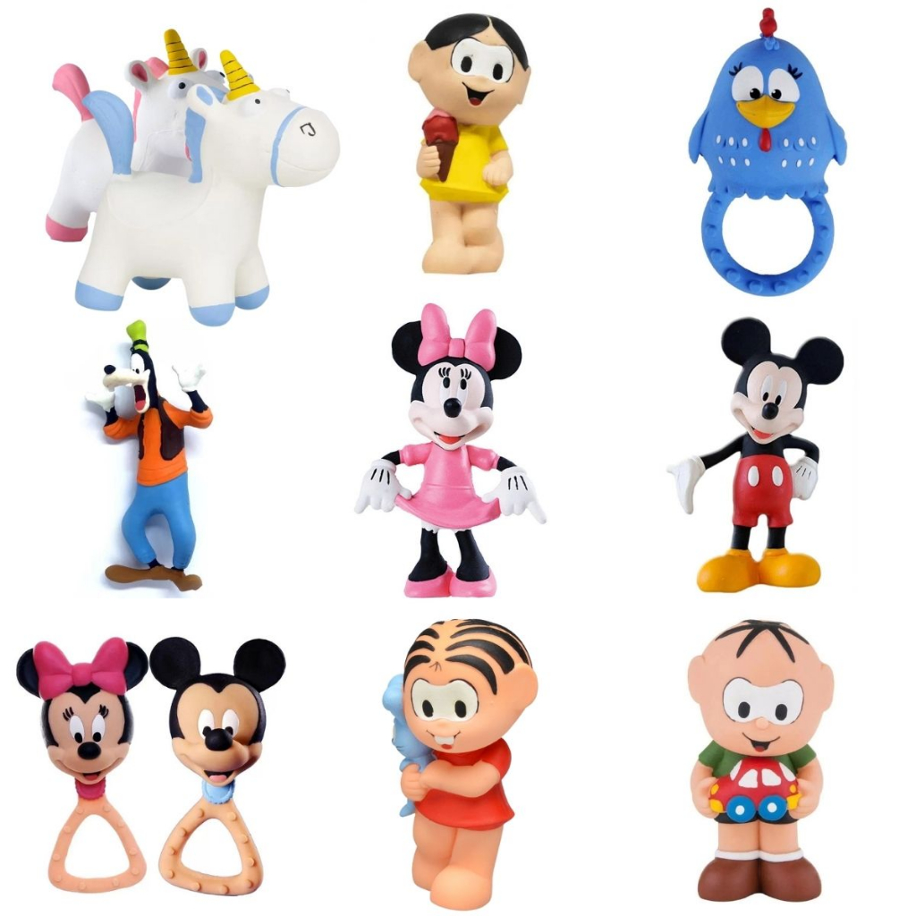 Boneco Mordedor Personagens Latoy Macio Bebê Diversos Modelos | Shopee ...