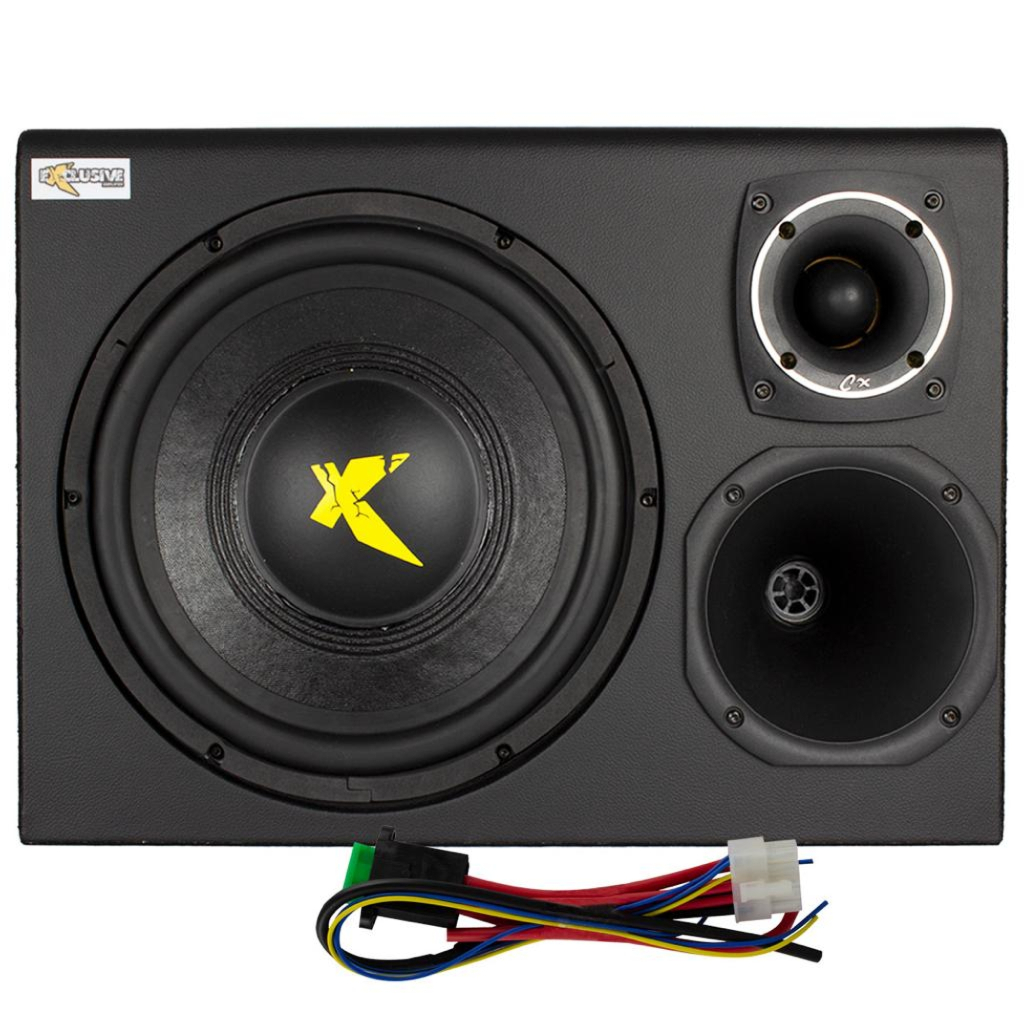 Caixa de Som Trio Amplificada Exclusive Subwoofer XC500 12 Polegadas 500W RMS | Shopee Brasil
