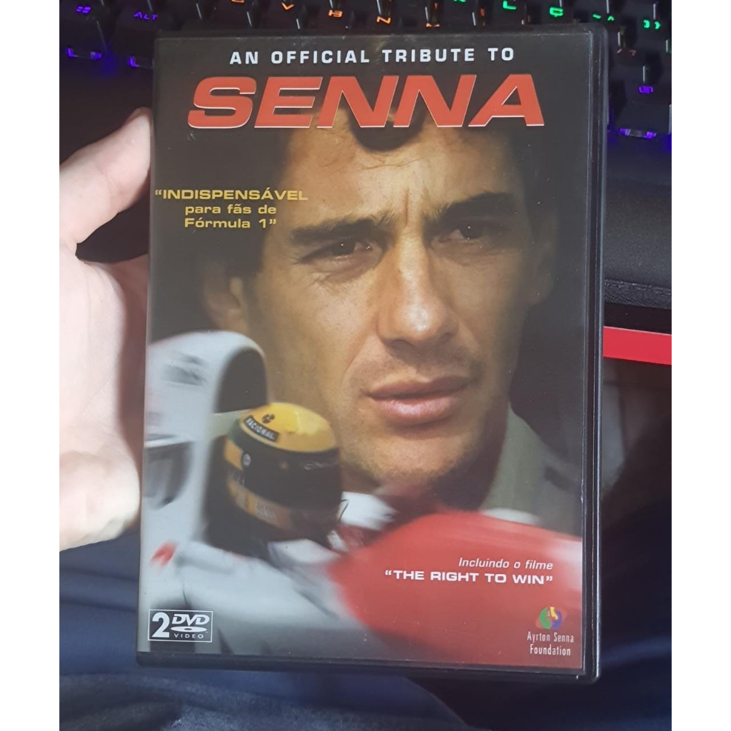 DVD An Official tribute to Senna (Documentário Ayrton Senna) DUPLO! | Shopee Brasil