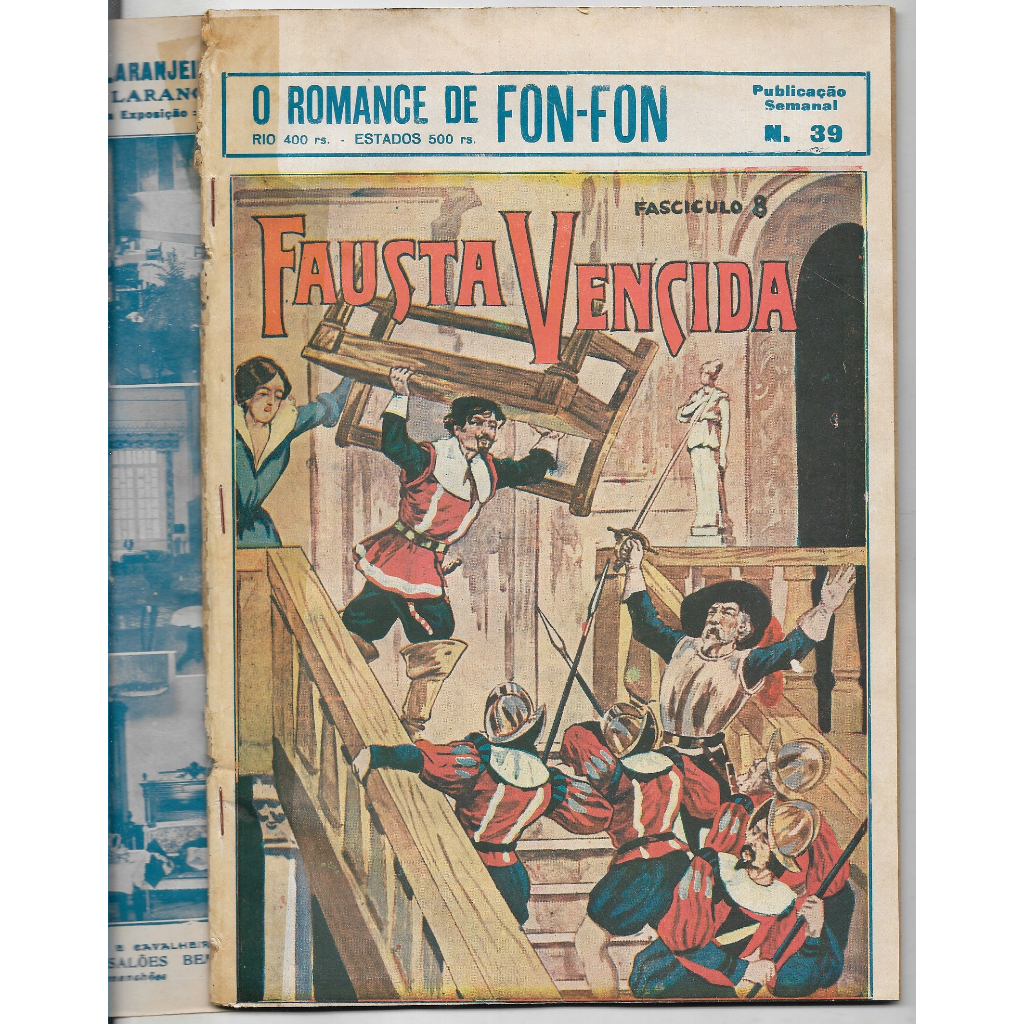 Supergibis: O Romance de Fon Fon Nº 39 - Fausta Vencida / Michel Zevaco ...